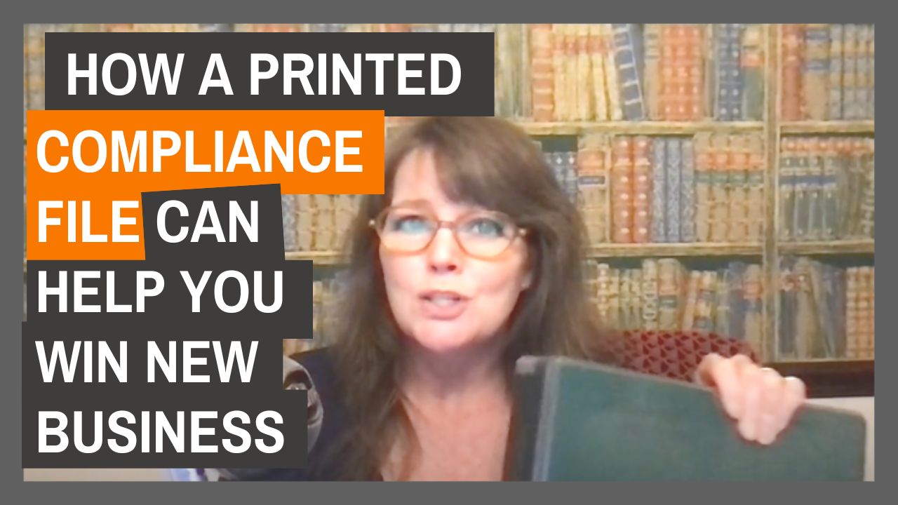 How a Printed Compliance File Can Help You Win New Business